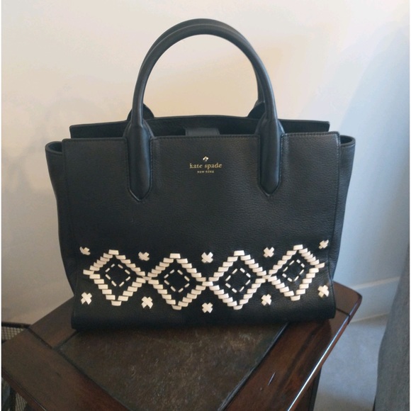 kate spade | Bags | Kate Spade Meriwether Flynn Street Leather Tote ...